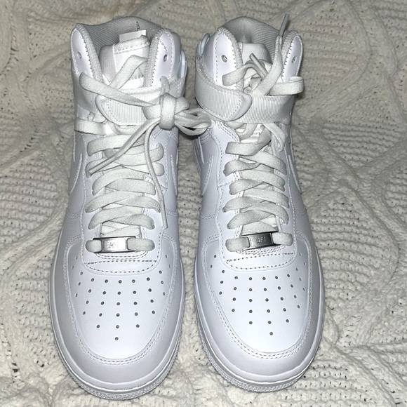 Nike | Shoes | Nike Air Force High White | Poshmark